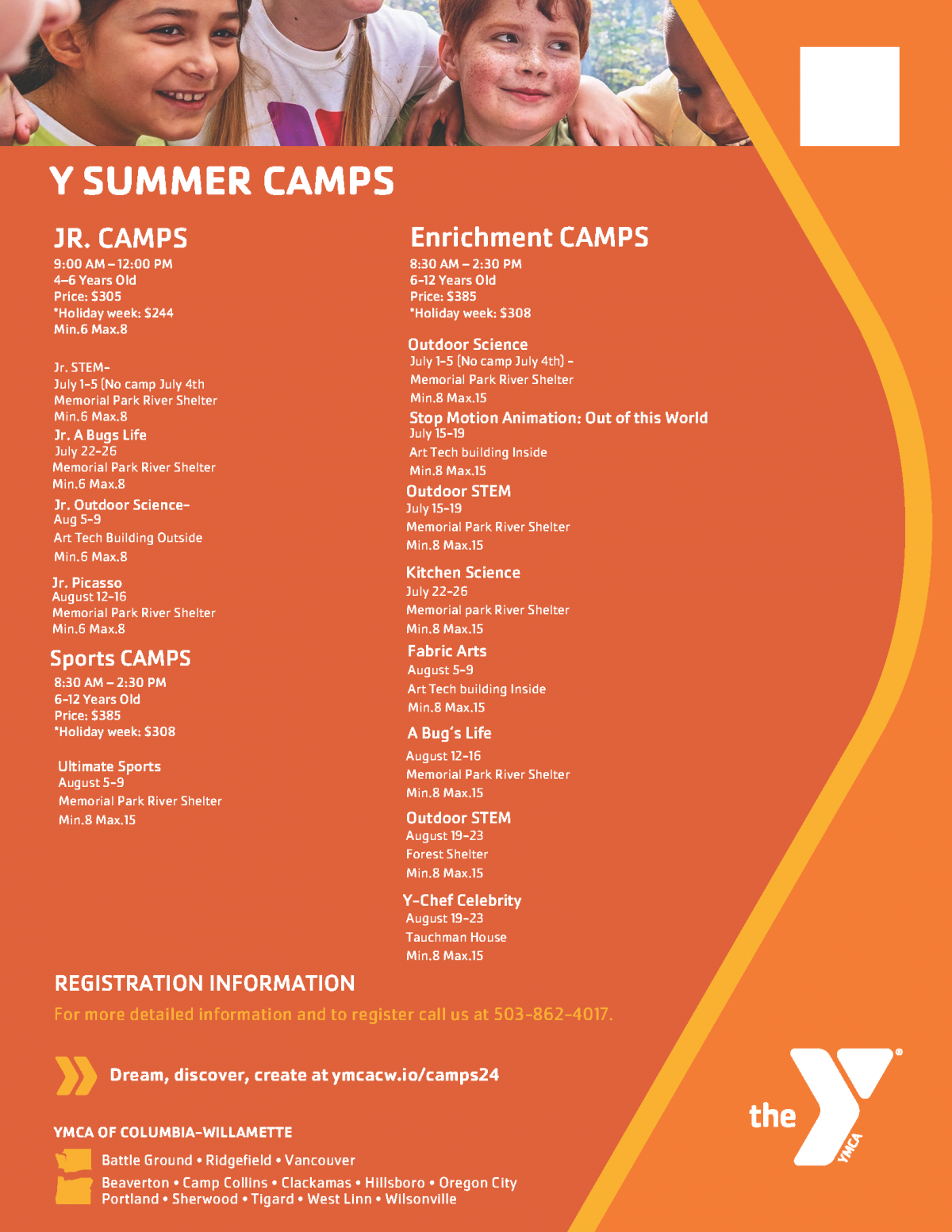 Y Summer Camps- Jr. Camps-Jr. Picasso | City of Wilsonville Oregon