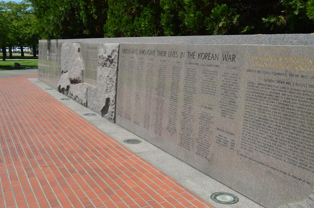 Korean War Memorial Wall